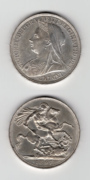 1897 Crown LX UNC/BU English Crown